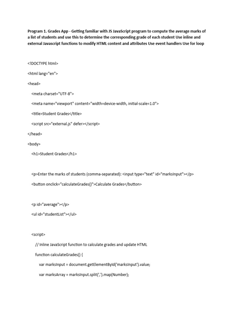Programs 1&2 | PDF Programs 1&2 | PDF