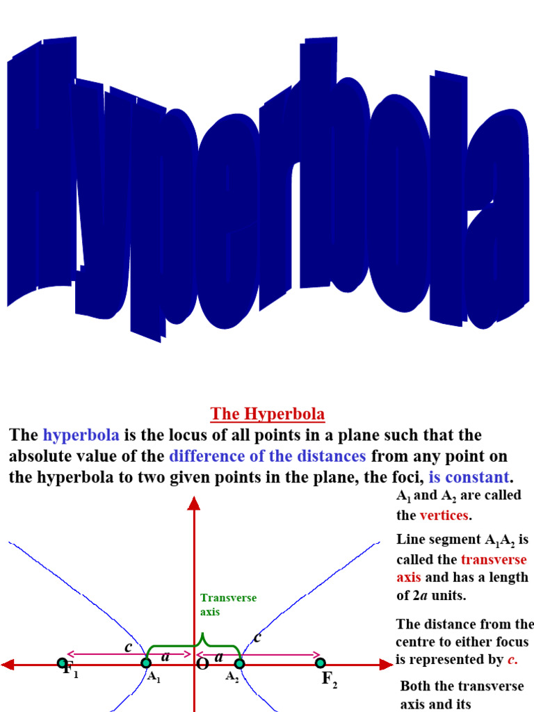 The Hyperbola | PDF | Differential Geometry | Geometry