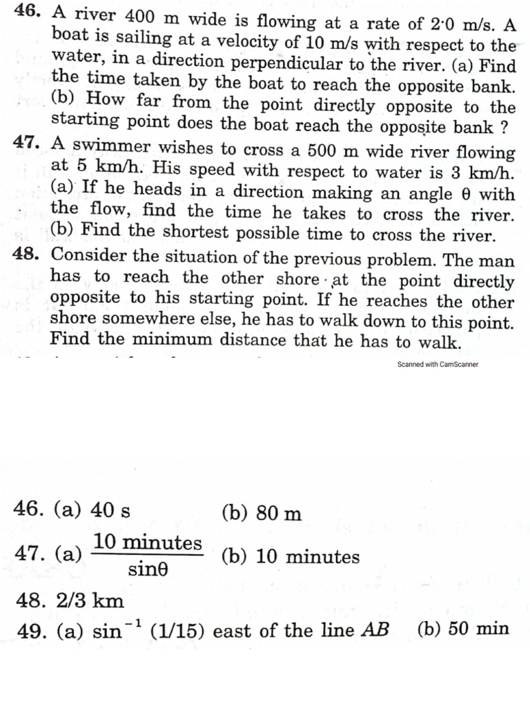 HW River Man Problems | PDF