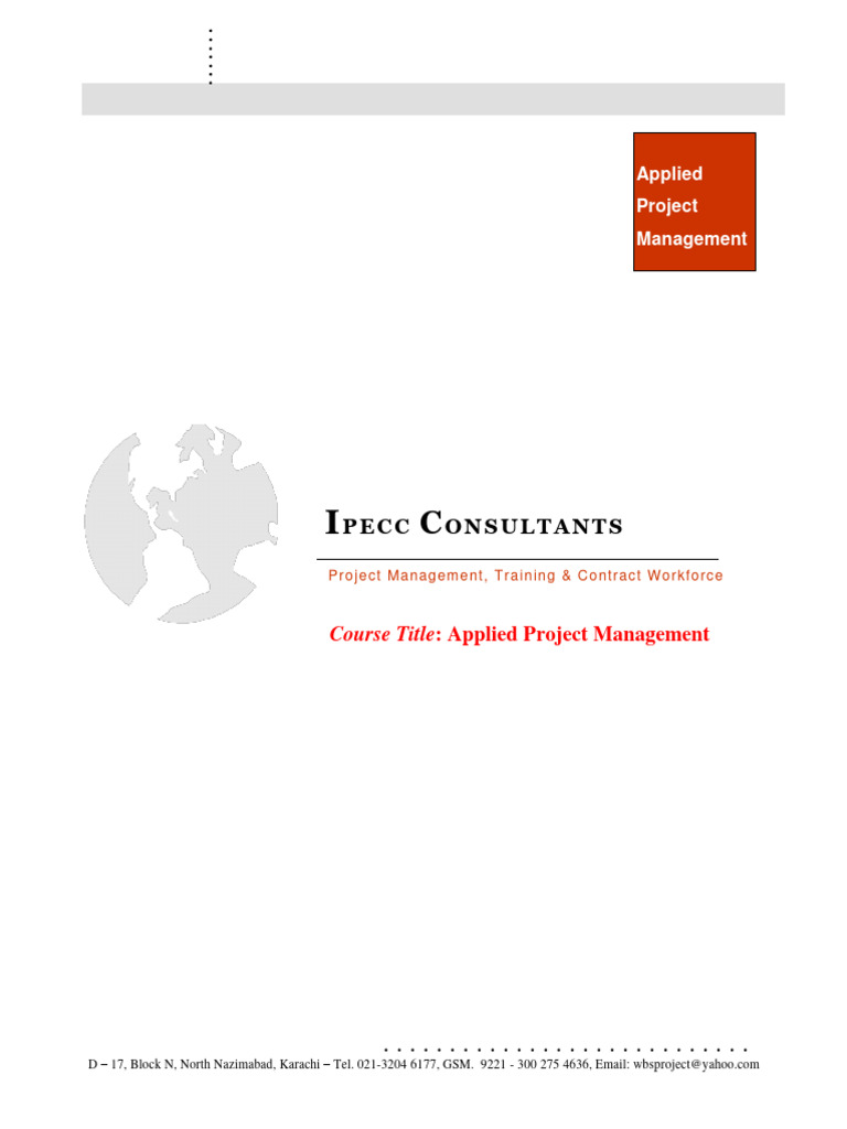 Applied Project Management | PDF | Project Management | Software