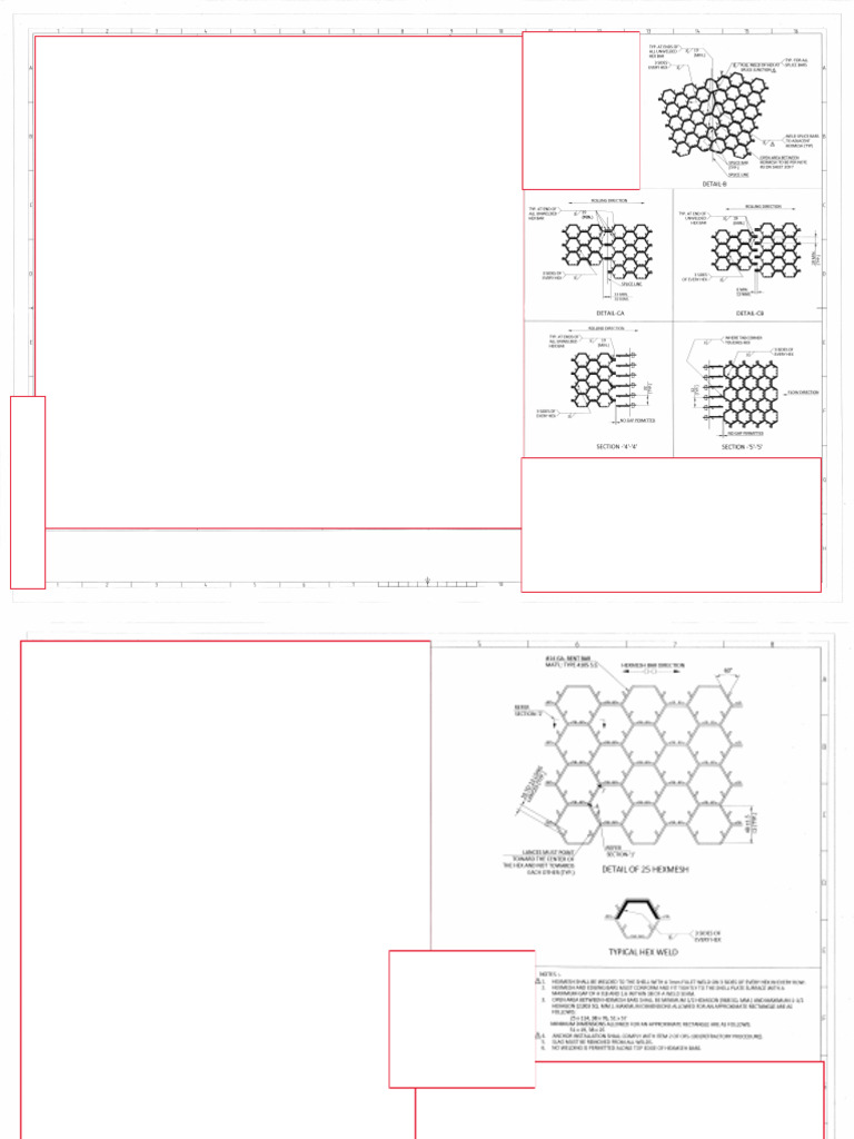 Hexmesh Welding Pattern For Reactor Riser 14-R-1X | PDF
