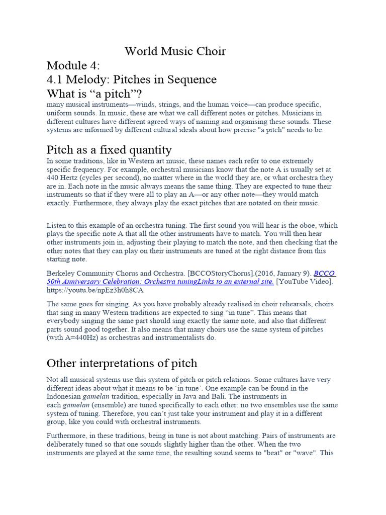 Word Music Choir NOTES | PDF | Language Arts & Discipline | Foreign ...