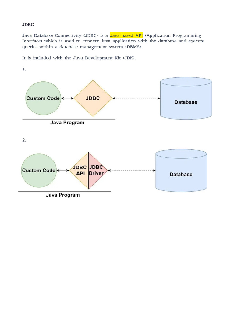 Jdbc Pdf Anonymous Function Method Computer Programming
