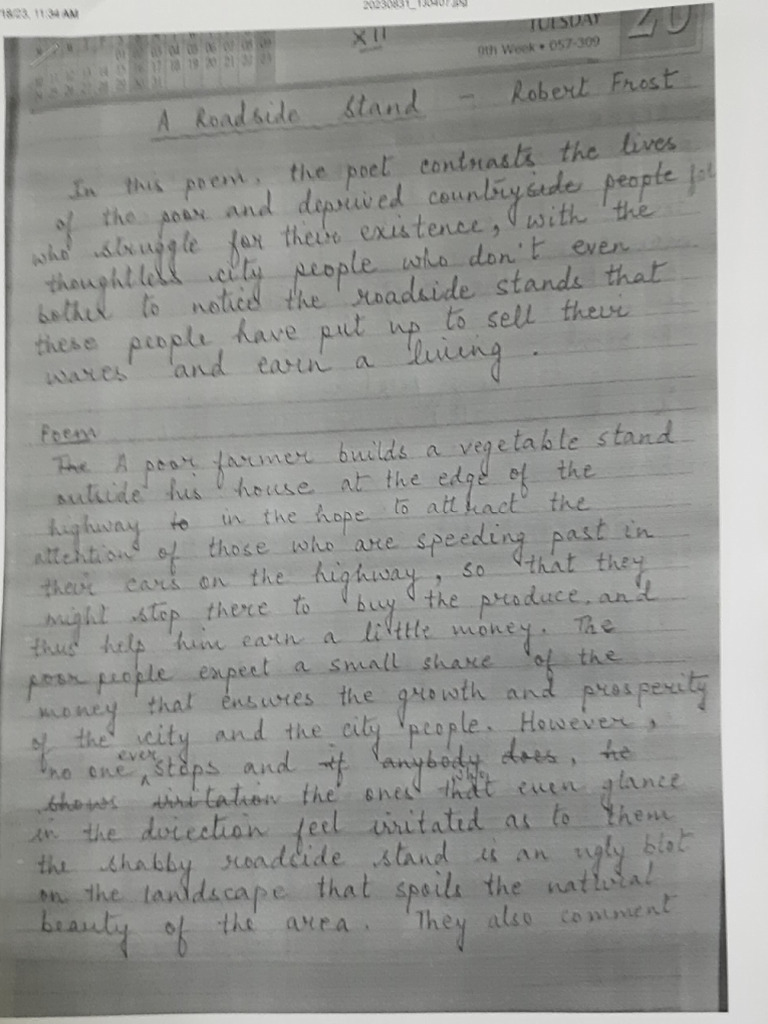 A Roadside Stand | PDF