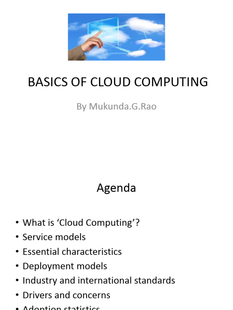 Cloud Basics | PDF