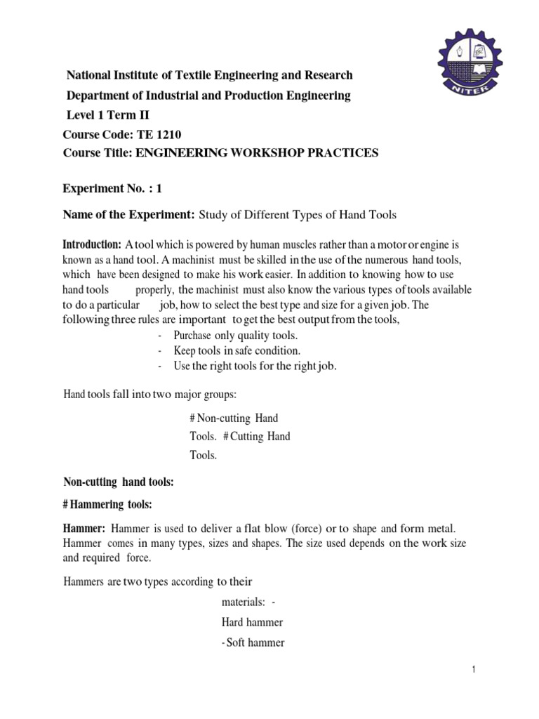 Experiment 1 | PDF Experiment 1 | PDF