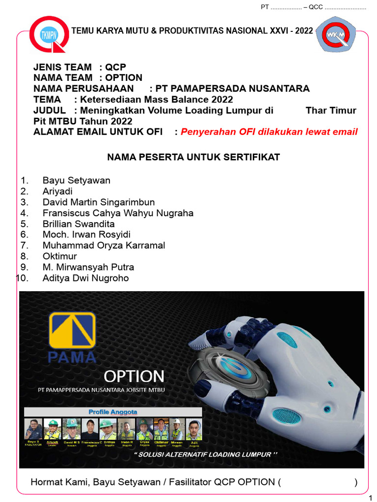 Contoh Makalah QCP Platinum | PDF