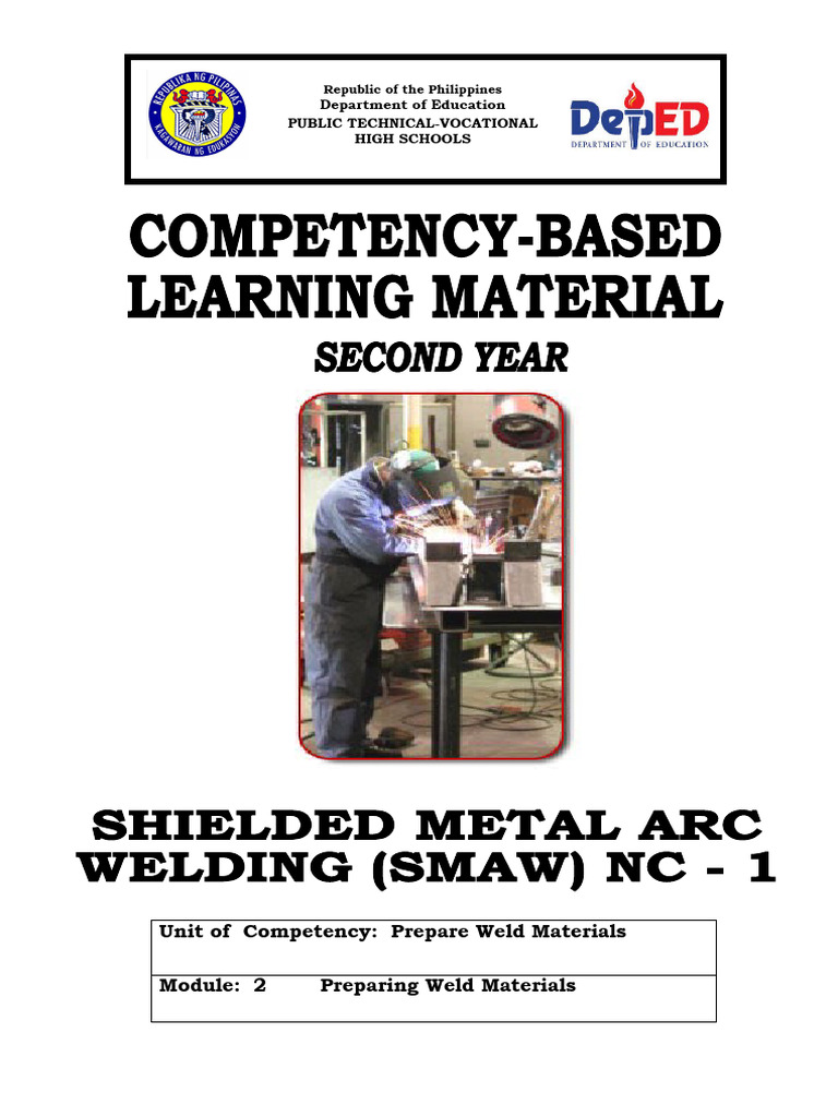 Y2 - Module 2 - Preparing Welding Materials | PDF