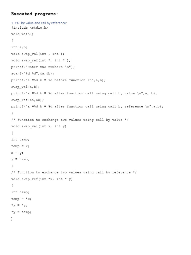 Executed Programs II Sem | PDF | Queue (Abstract Data Type) | String (Computer Science)