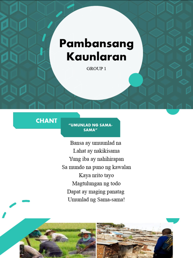 GROUP 1 GARNET (Ang Pambansang Kaunlaran) | PDF