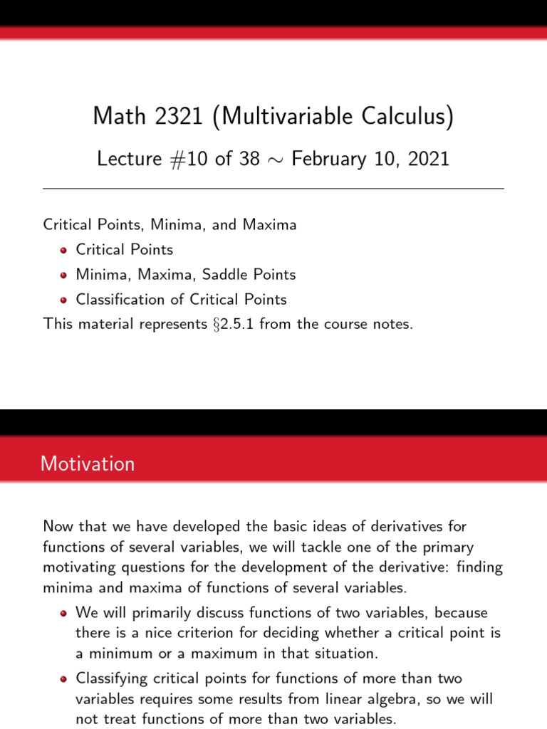 2321_lecture_10_minima_maxima_classification | PDF