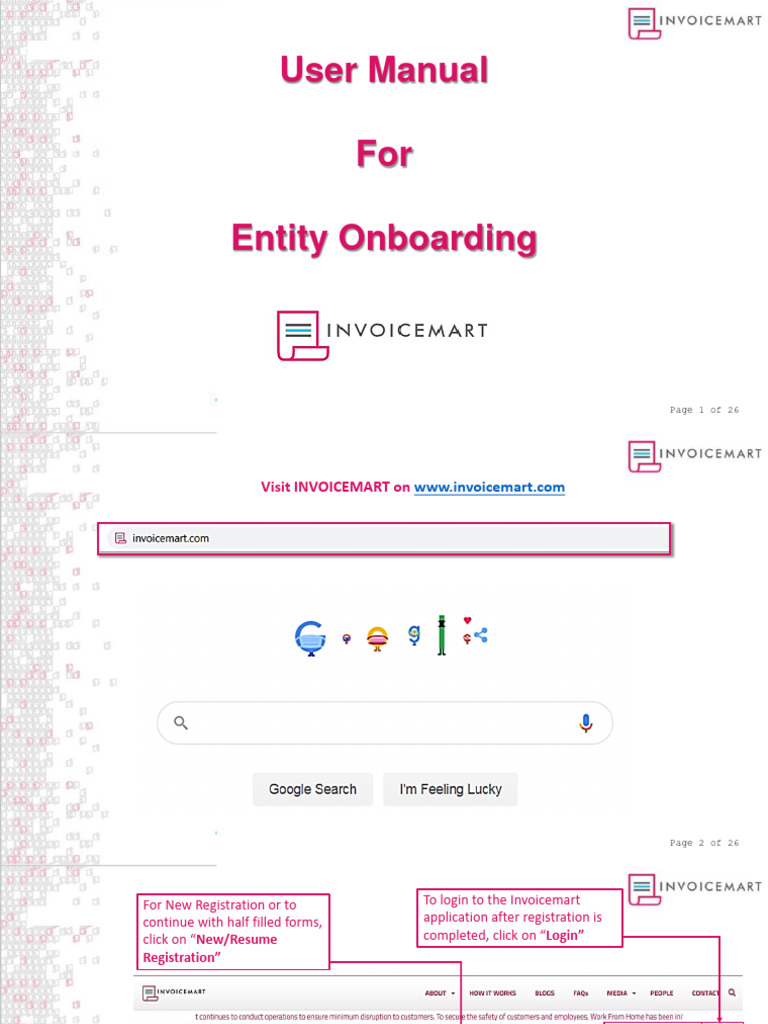 Entity Onboarding User Manual | PDF