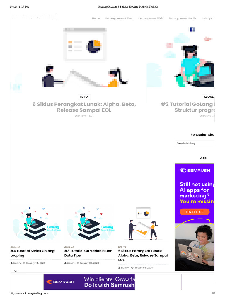 Konsep Koding - Belajar Koding | PDF