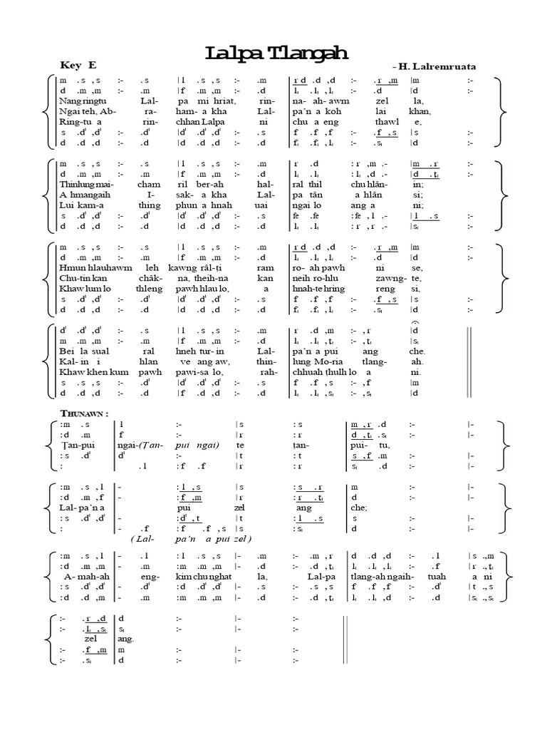 Lalpa Tlangah | PDF