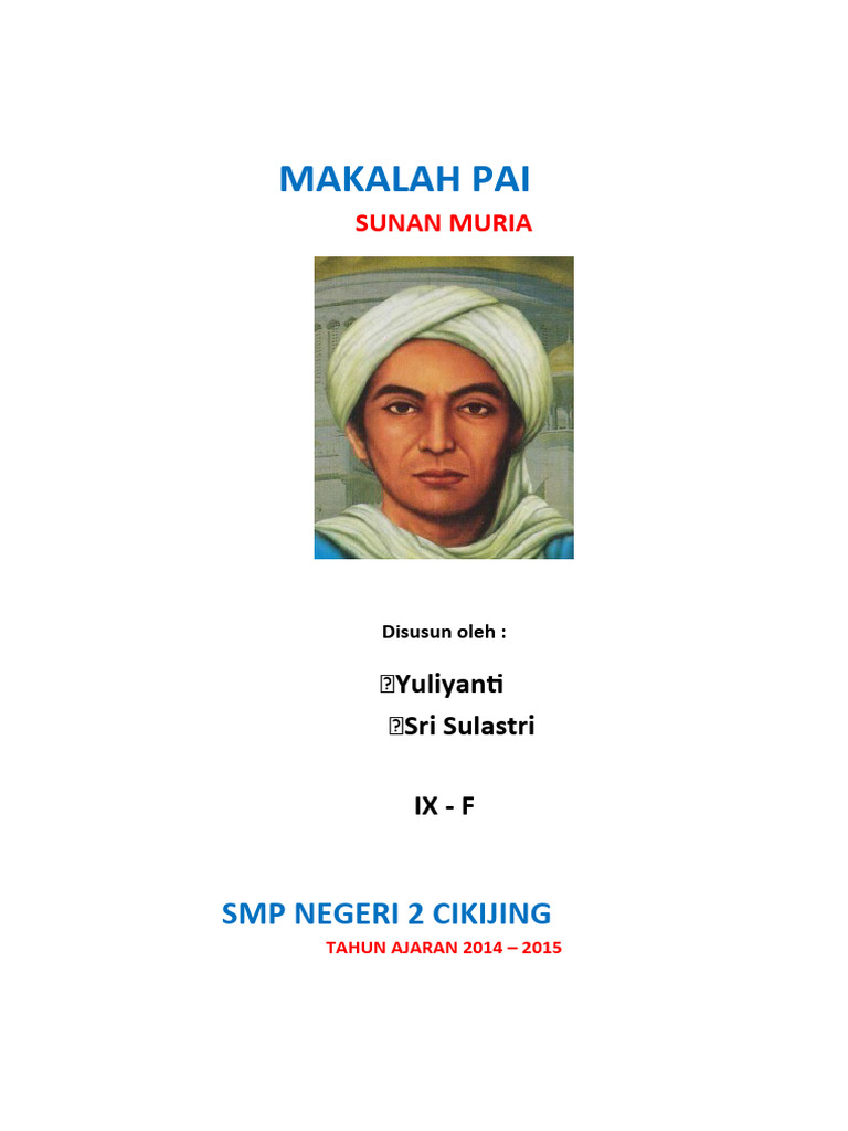 Makalah Sunan Muria | PDF