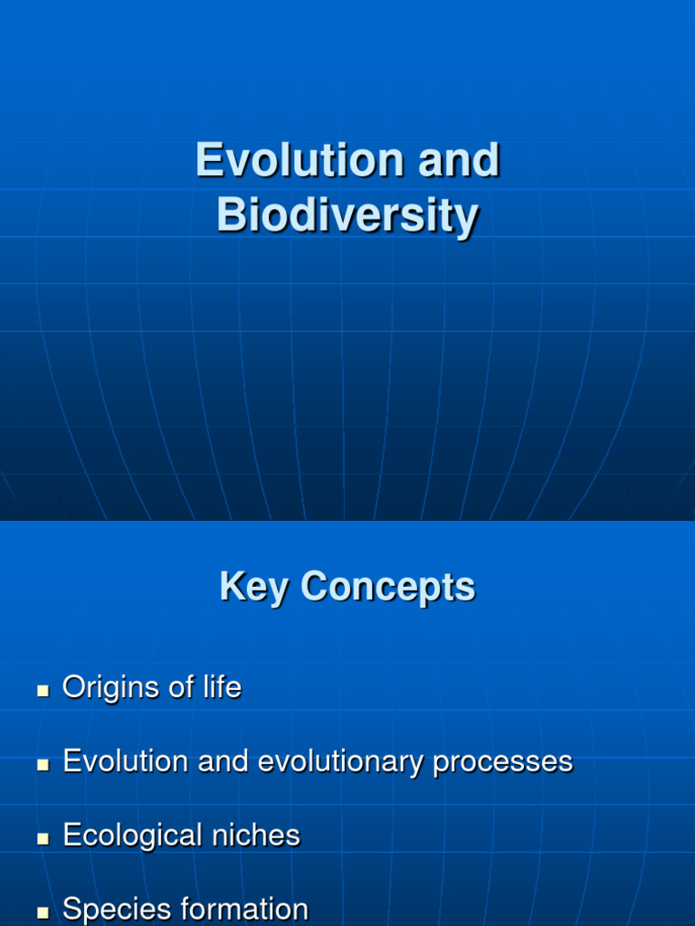 3-Evolution & Biodiversity | PDF | Genetic Engineering | Evolution