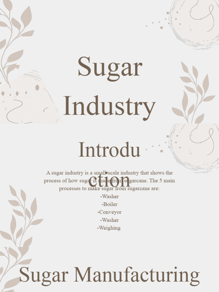 Sugar Manufacturing Process Explained | PDF | Business | Technology ...