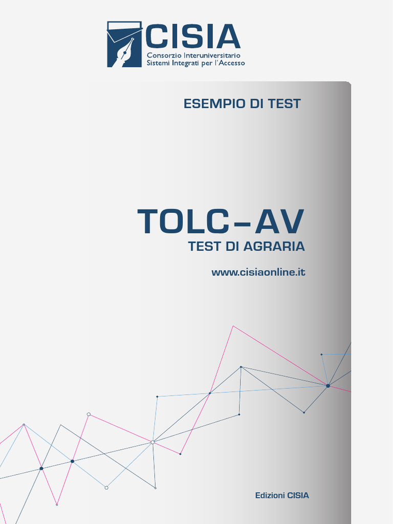 Esempio Di Prova TOLC-AV | PDF