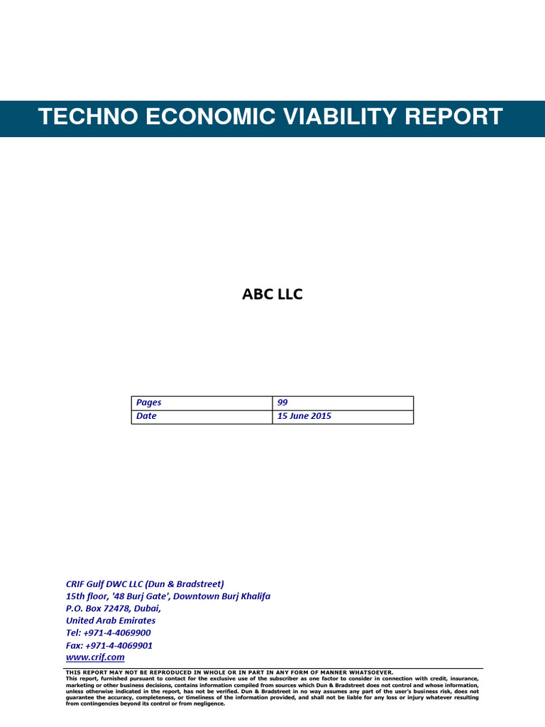 Sample - TEV-Report Bulk Liquid Oil Storage Terminal | PDF | Business