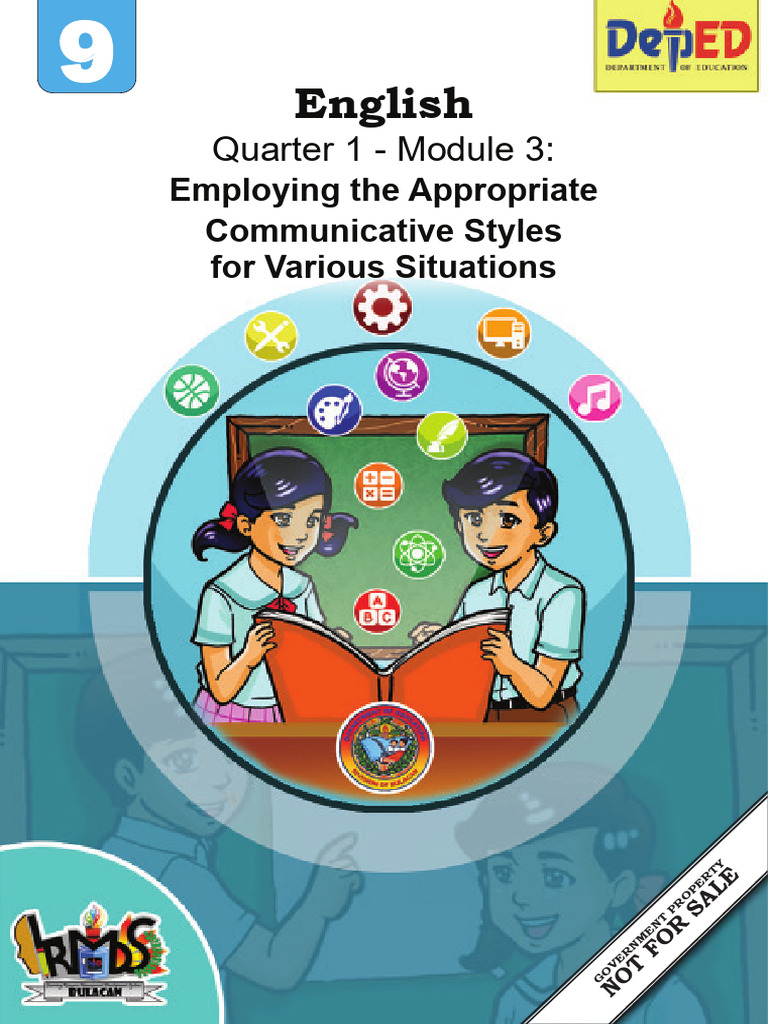 FINAL English 9 Q1 Module 3 | PDF | Learning