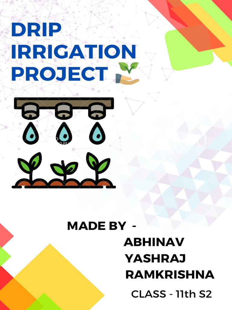 Drip Irrigation Project | PDF