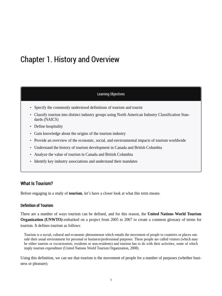 Introduction To Tourism Hospitality-9-34 | PDF | Tourism | British Columbia