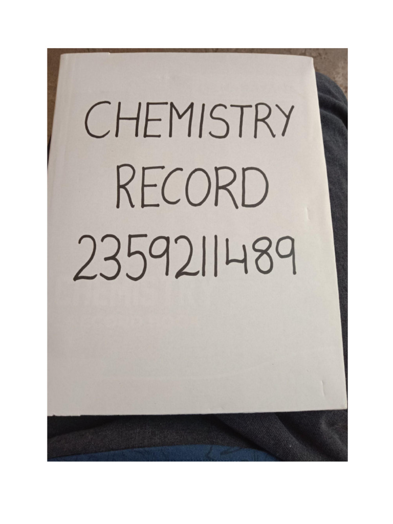 Chem Record | PDF