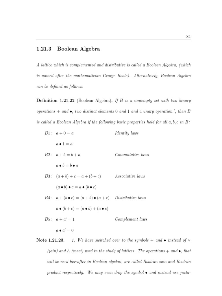 Boolean Algebra Pdf Logic Gate Boolean Algebra 9127