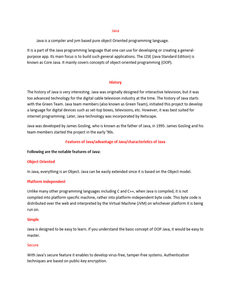 Java | PDF