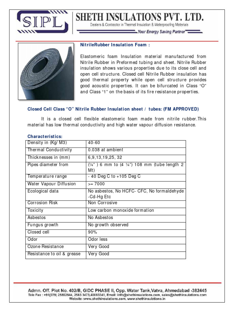 2.1 Nitrile Rubber Sheet - Tubings Compressed | PDF | Home & Garden