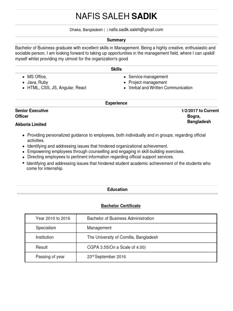 NavidSaleh Sadik Resume2028129 | PDF | Educational Stages