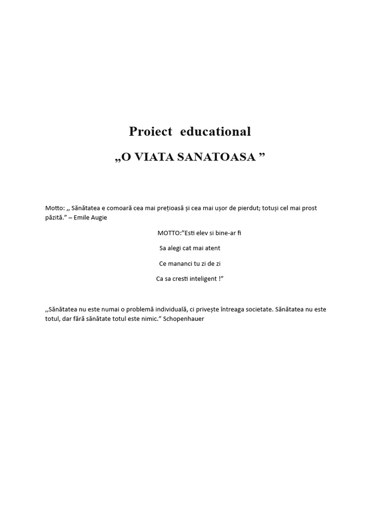 Proiect | PDF