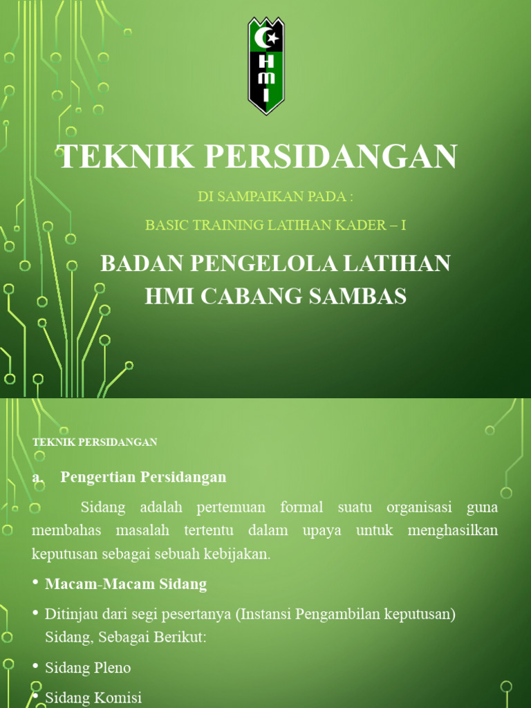 Naskah Simulasi Persidangan Hmi Pdf