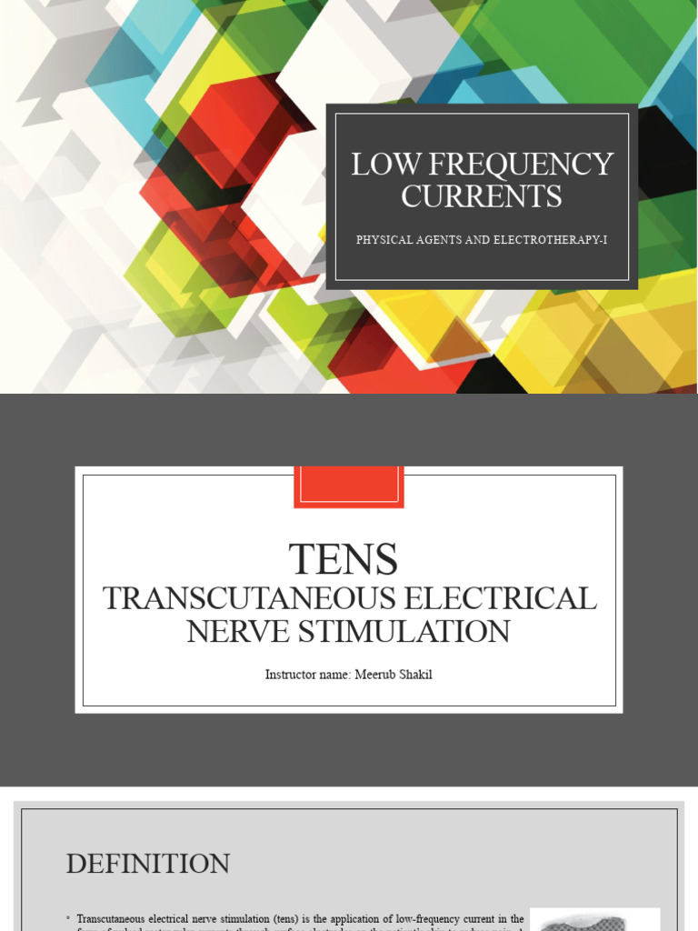 Pain Modulation, Pain Control Gate Theory and TENS | PDF