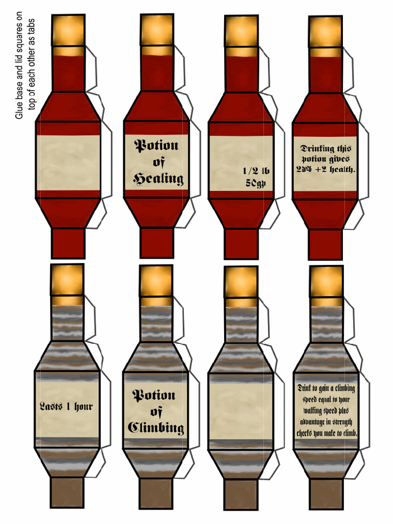 Potion of Healing Potion of Climbing | PDF