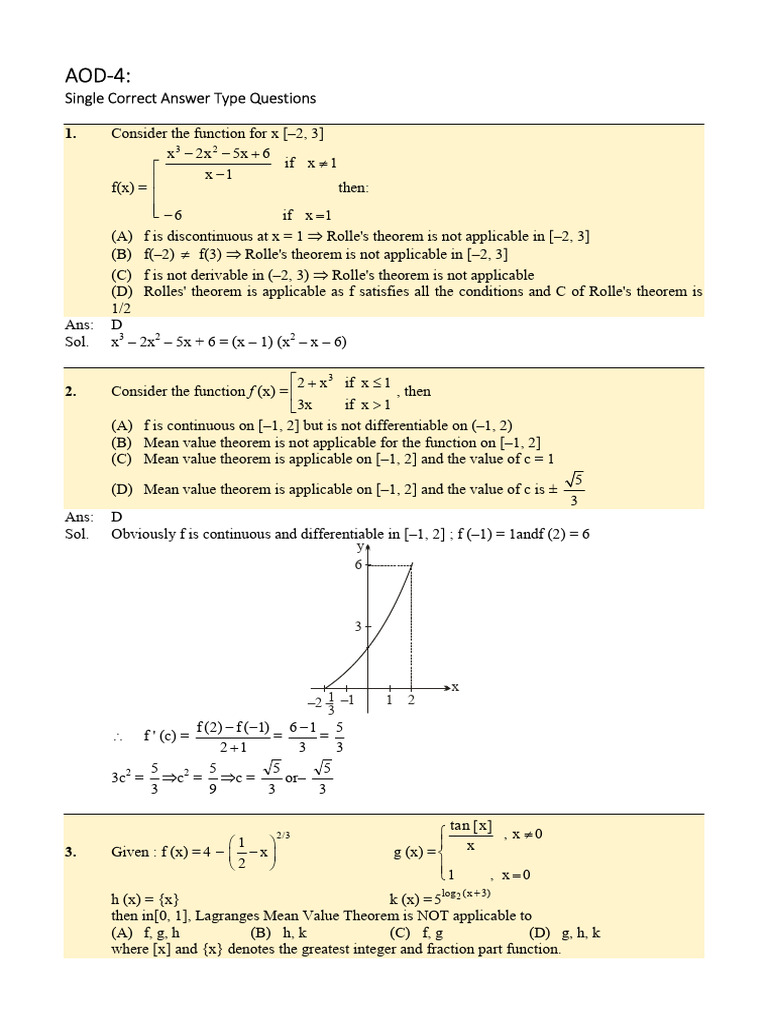 Aod4 Sol | PDF