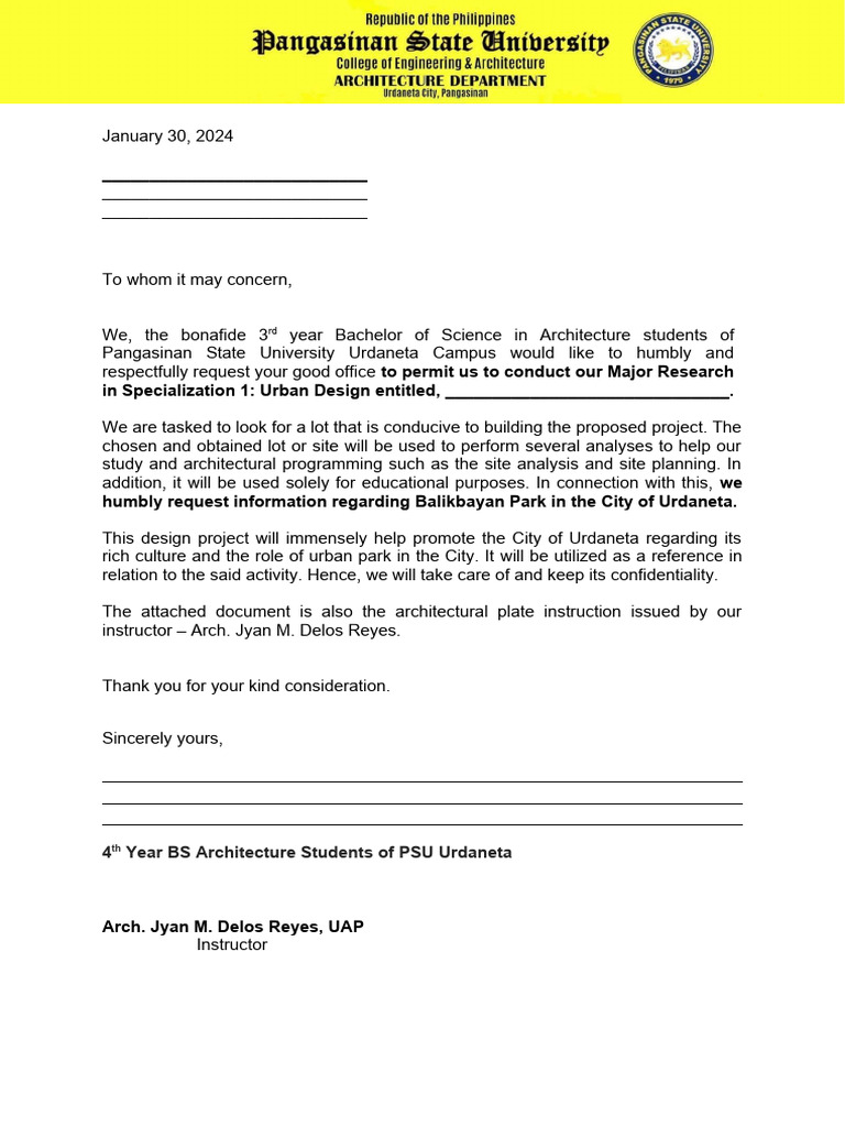 REQUEST LETTER and Waiver | PDF | Career & Growth | Social Science