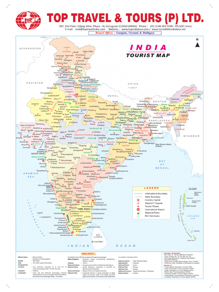 India Tourist Map | PDF