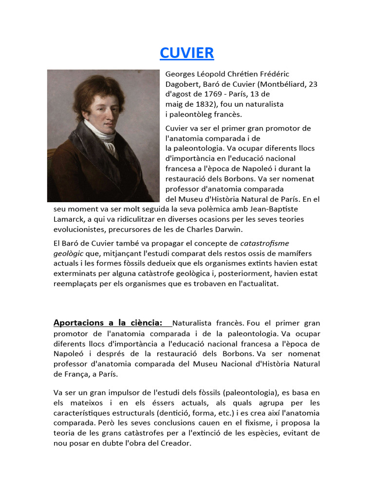 CUVIER | PDF