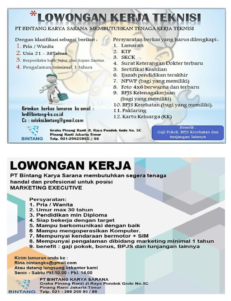 Contoh Loker2 | PDF