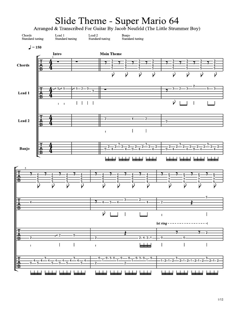 Slide Theme Super Mario 64 Tab | PDF