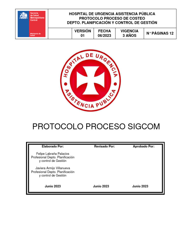 Protocolo SIGCOM 2023 - Final | PDF | Finanzas y dinero