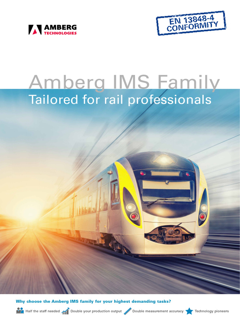 Amberg IMS Family Brochure en | PDF | Surveying | Rail Transport