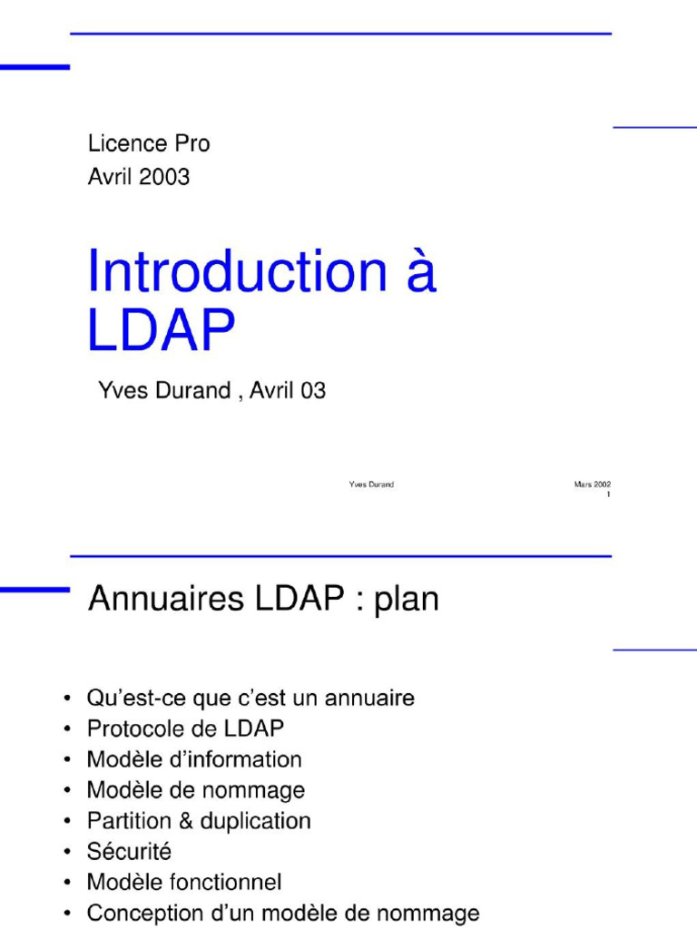 LDAP | PDF