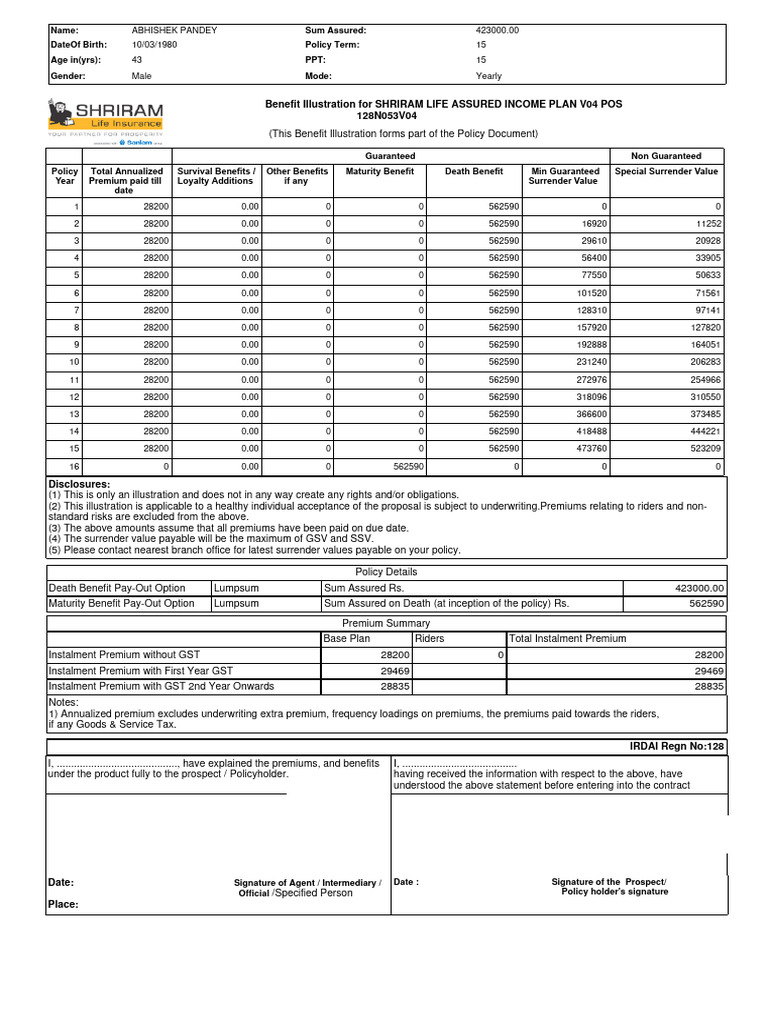 lumpsum 1515_Assured_Income_ | PDF | Insurance | Economies