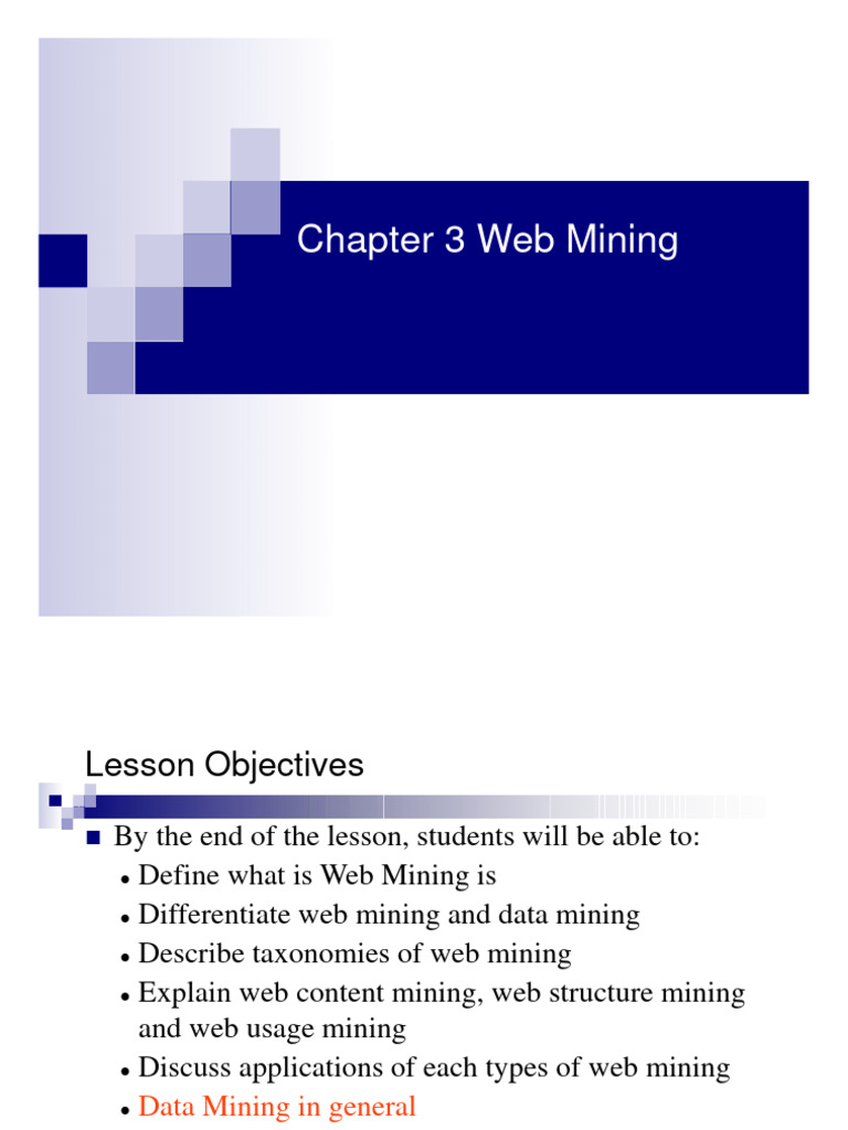 Chapter 3 Web Mining | PDF