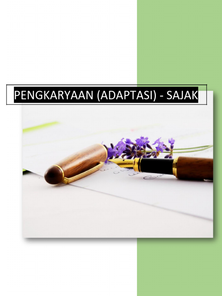 Pengkaryaan (Adaptasi) - Sajak | PDF