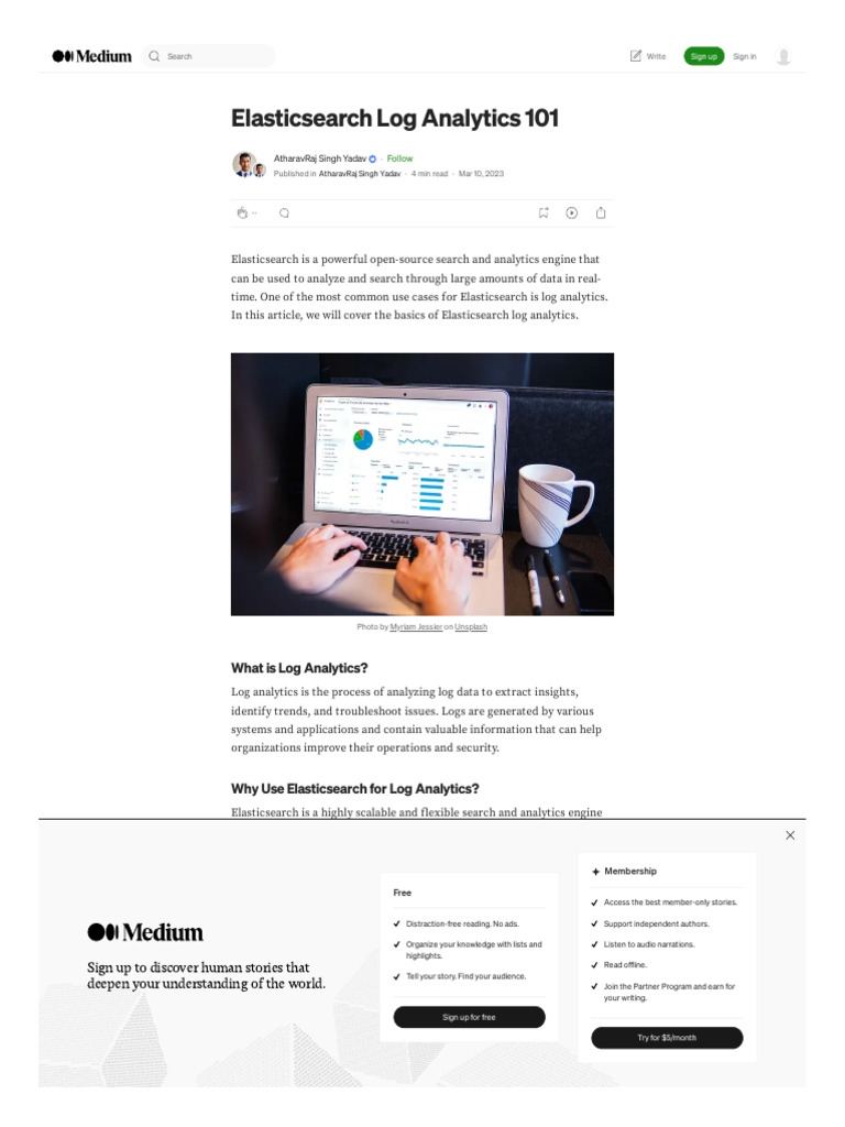 Elasticsearch Log Analytics Guide | PDF