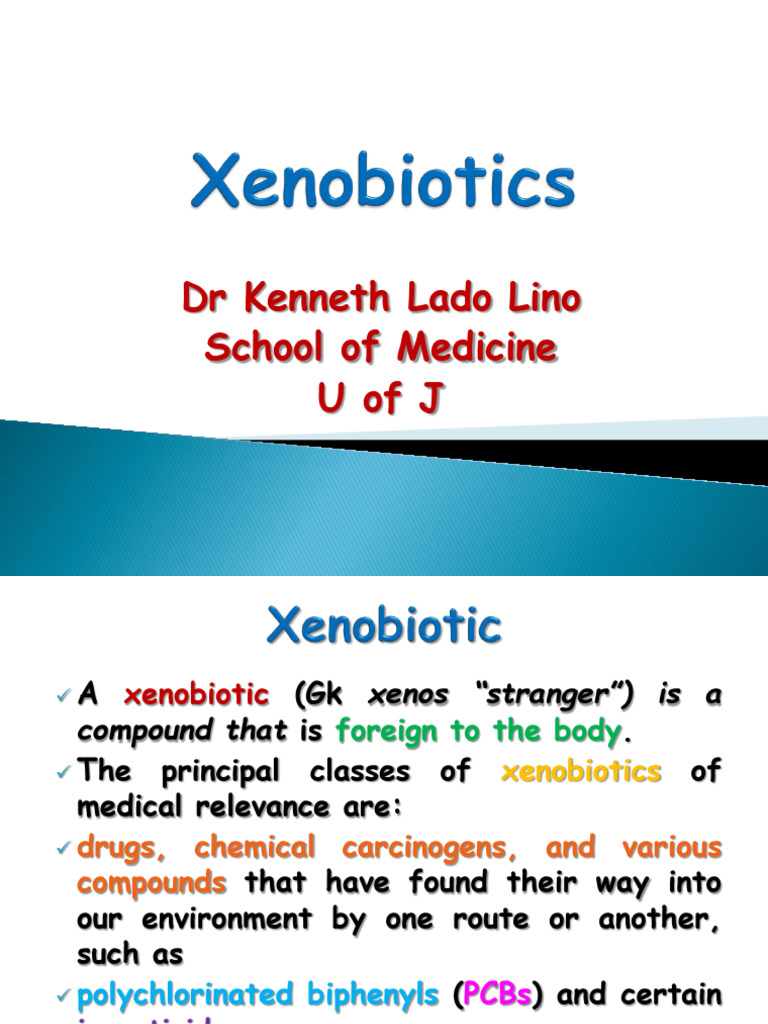 Xeno Biotics | PDF | Cytochrome P450 | Drug Metabolism