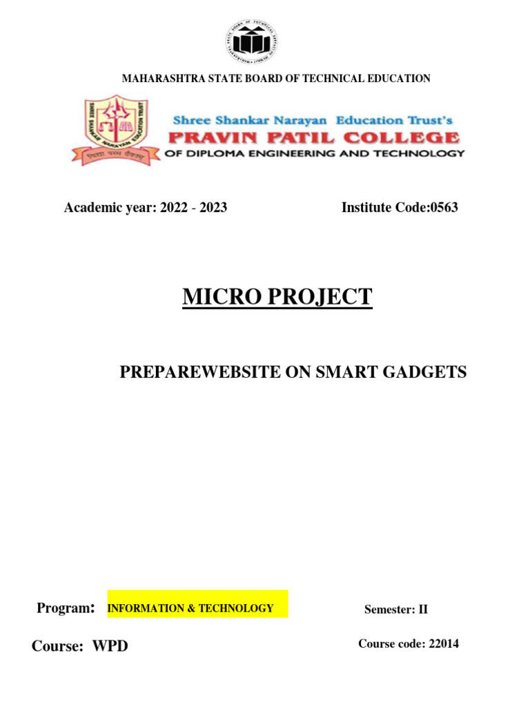 WPD First Page | PDF
